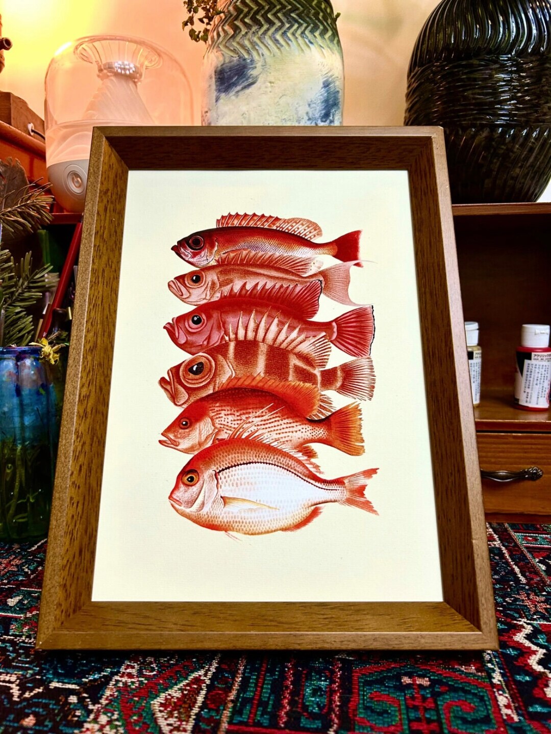 Red Snappers, Watercolor Fish Art Print, Wall Art - Etsy