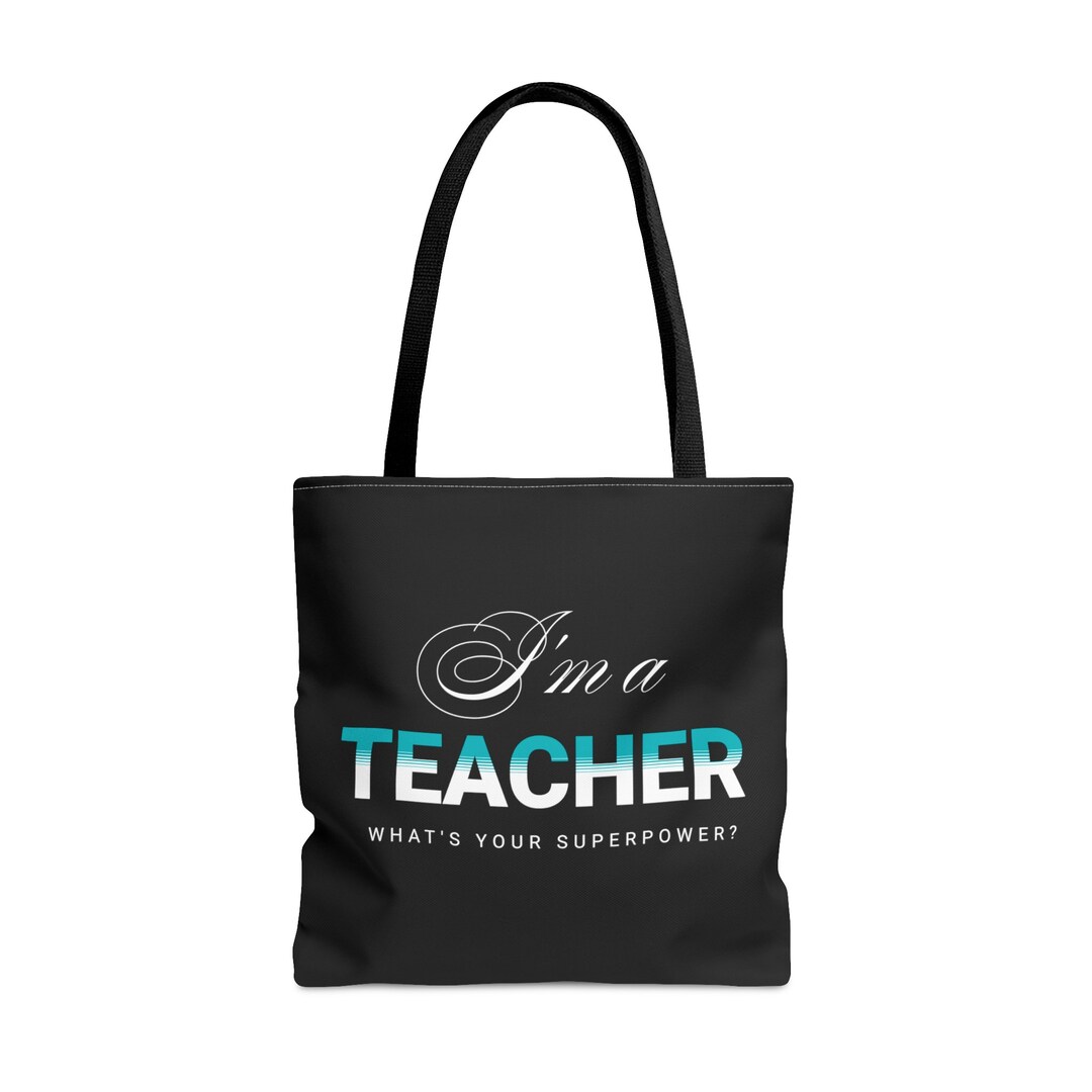 Teacher Tote Bag Work Bag Back to School Teacher - Etsy