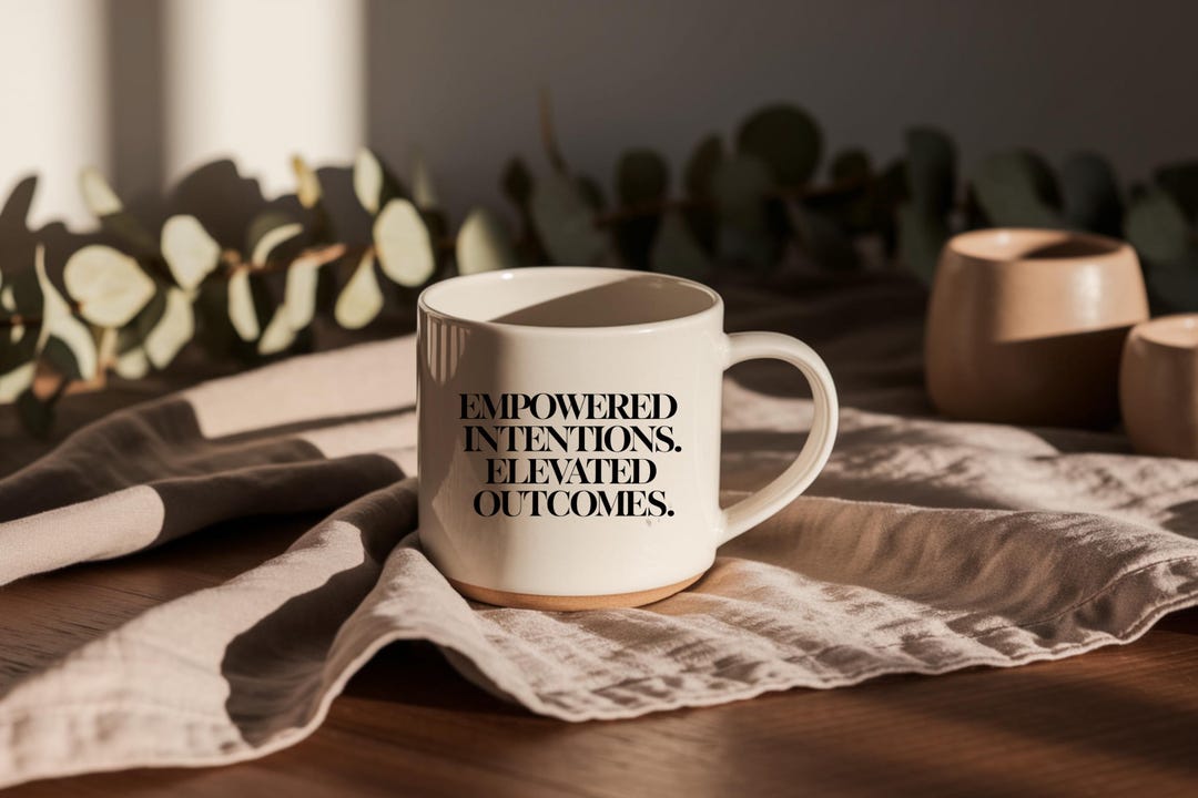 Empowered Intentions Motivational Wall Art | Vision Board Printable ...