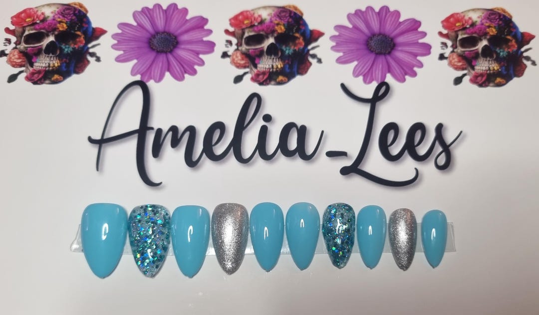 Frozen Themed Inspired Nails - Etsy