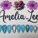 Frozen Themed Inspired Nails - Etsy