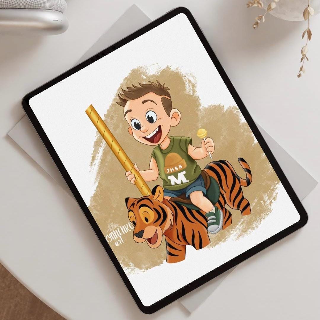 Custom Cartoon Portrait From Photo | Personalized Illustration ...