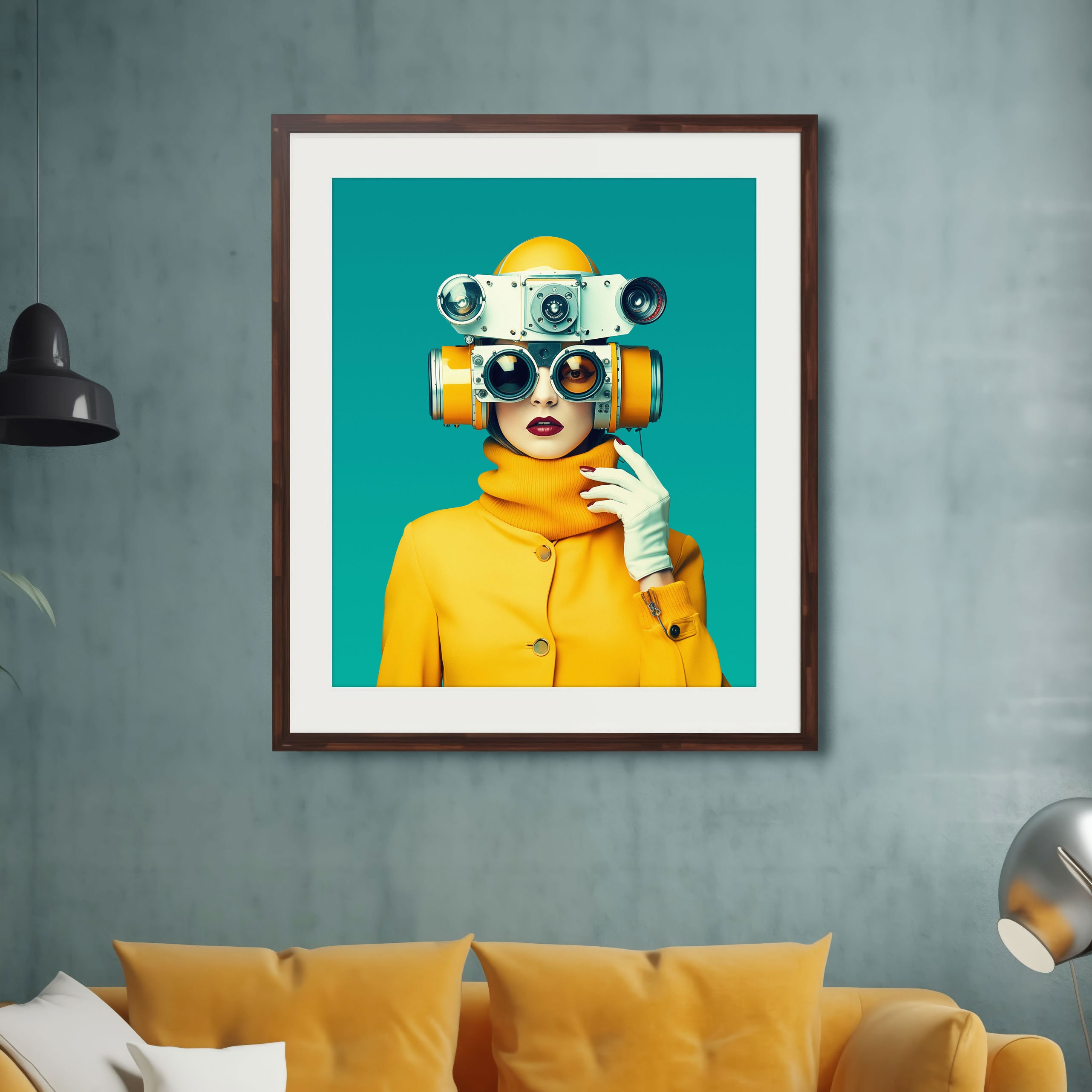 Digital Download – Sci-fi Poster – Wall Poster – Retro Futurism Wall ...