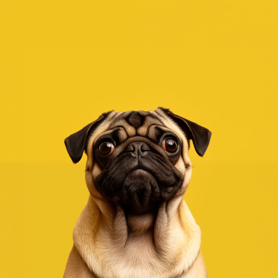 Digital Download – Pug the Dog – Wall Poster - Animal Art - Wall Art ...