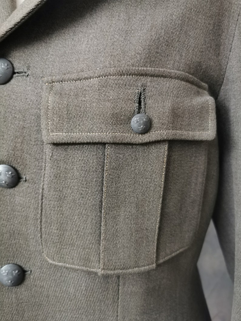 Swedish M/1939 Officer Jacket for NCO Officer WWII Original Item ...