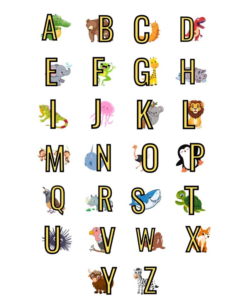 Alphabet Wooden Magnets - Capital Letters- 26 Pieces - Toddler ...