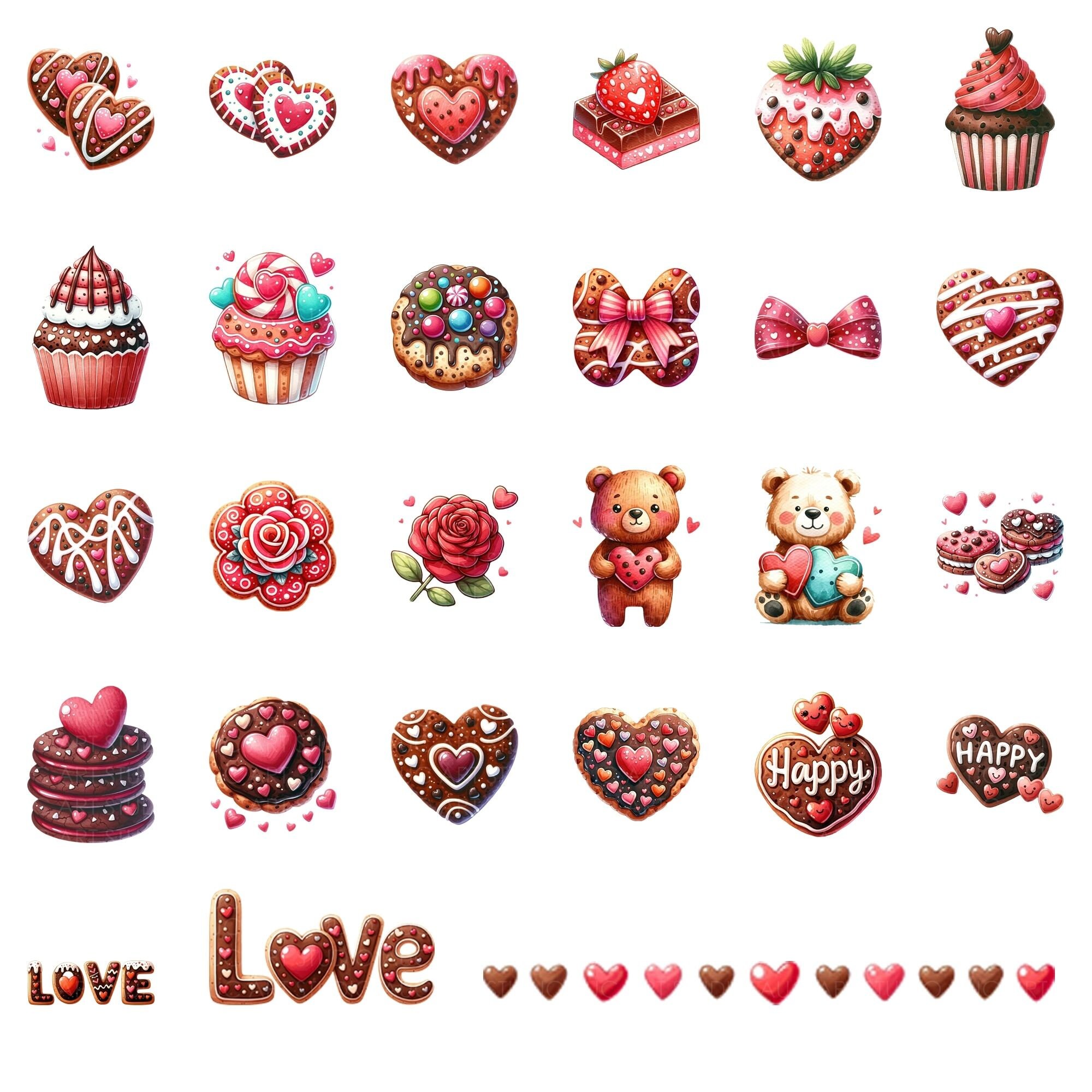 Alphabet Valentine Png, Alphabet Letters, Valentine Clipart Watercolor ...