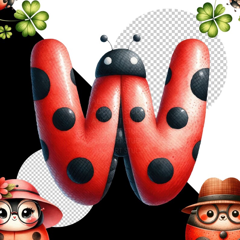 48 Ladybug Alphabet Clipart , Ladybug Number, Ladybug Clipart Png, Love ...