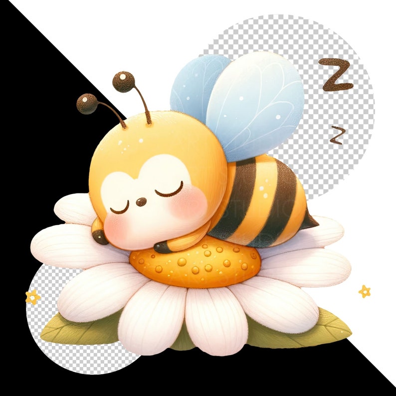80 Sweet Honey Bee Clipart, Cute Bee Clipart, Watercolor Bee Clipart, Baby Bee PNG, Bee Baby ...