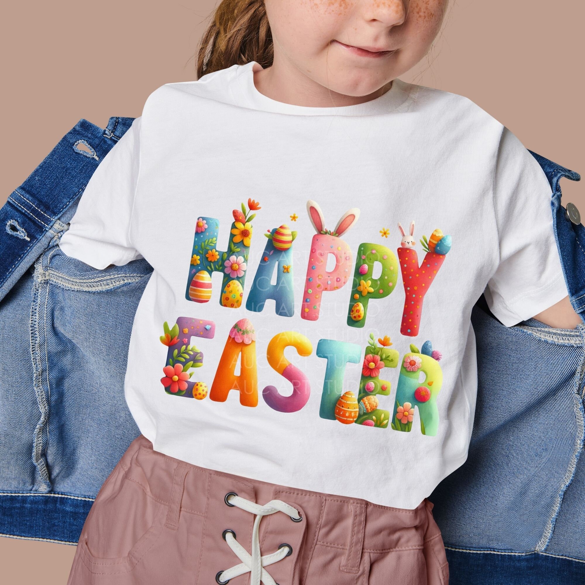 Easter Bunny Clipart Bundle Png, Easter Clipart, Easter Graphics ...