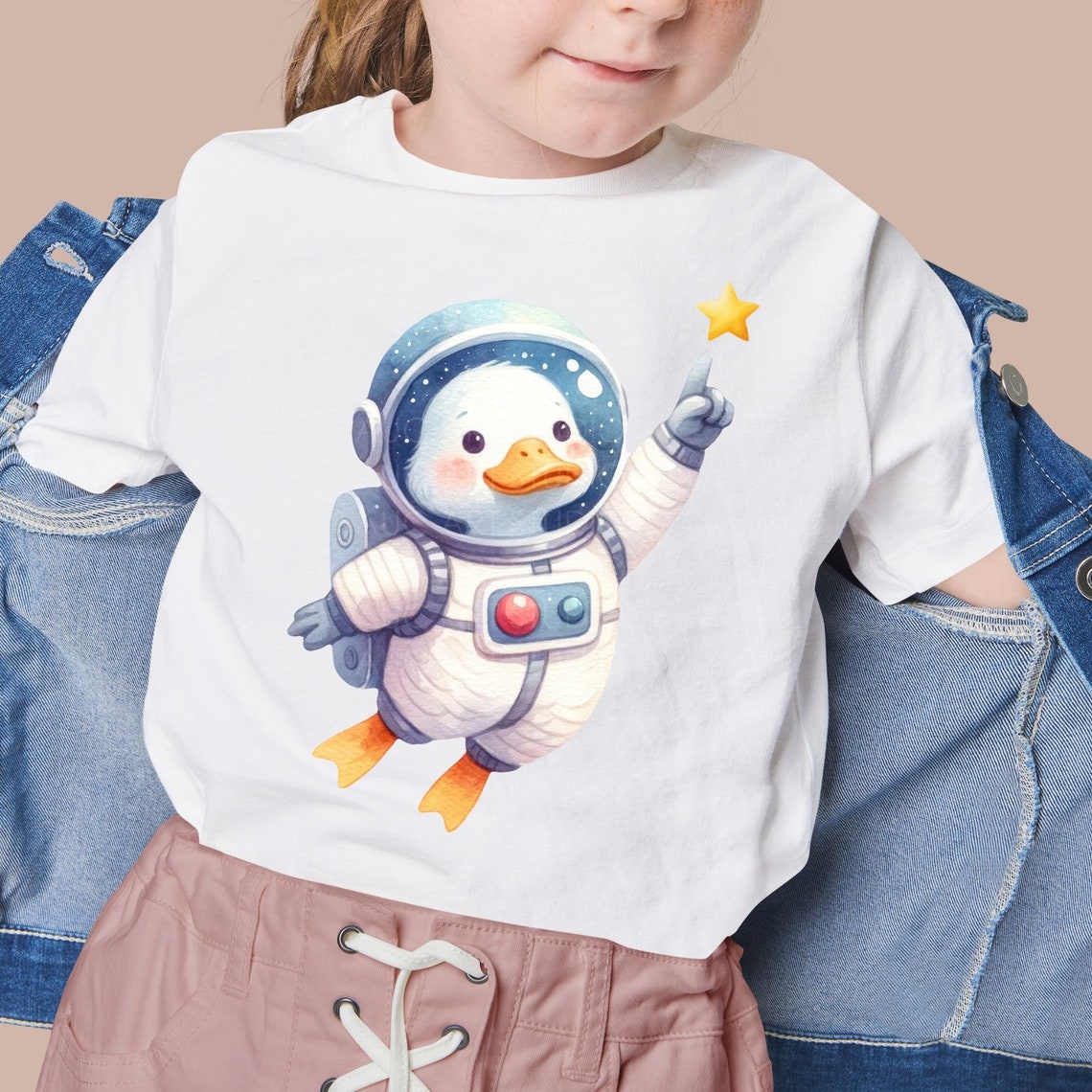 Watercolor Space Clipart Bundle, Astronaut Nursery Clipart, Astronaut ...