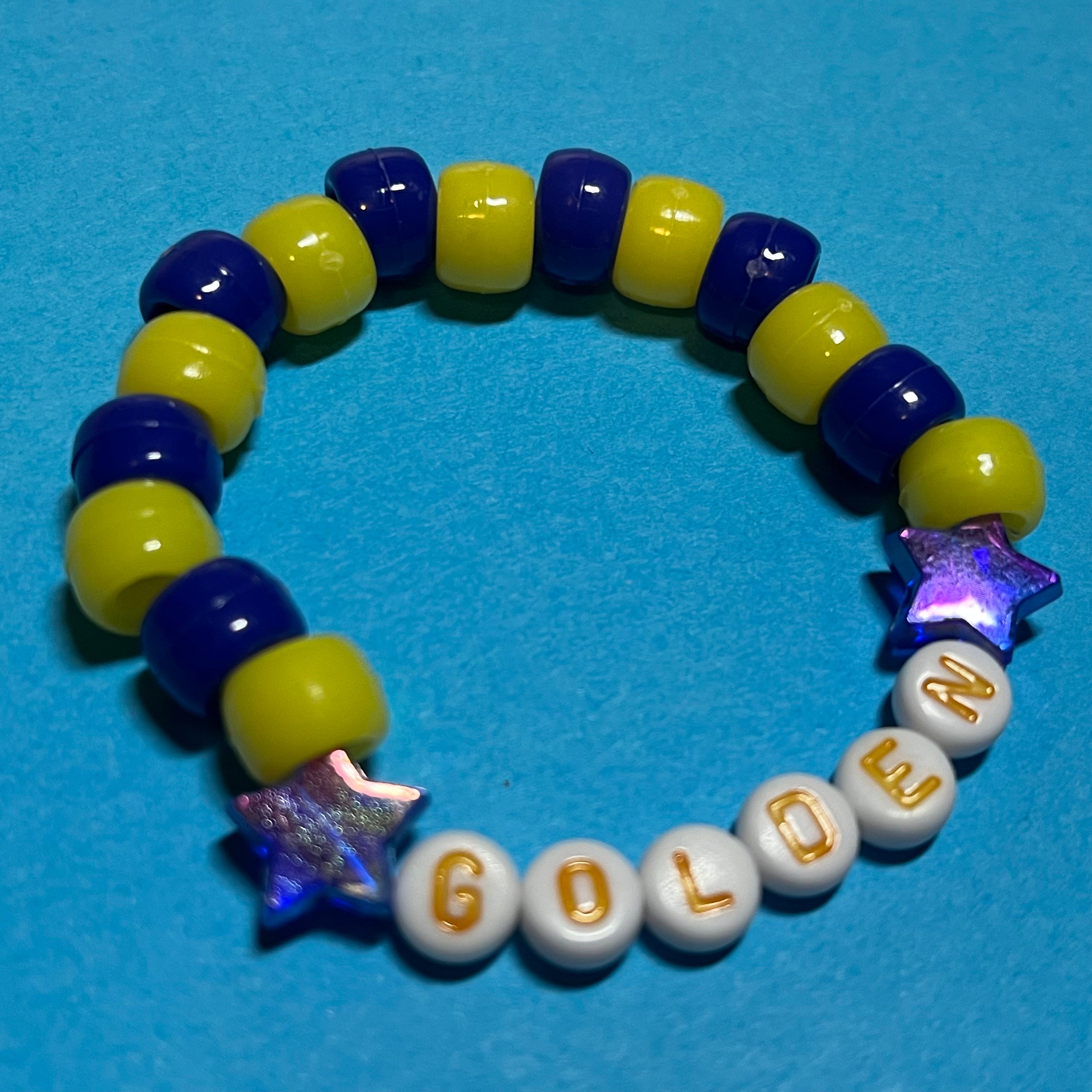 GOLDEN Fall Out Boy Friendship Bracelet - Etsy