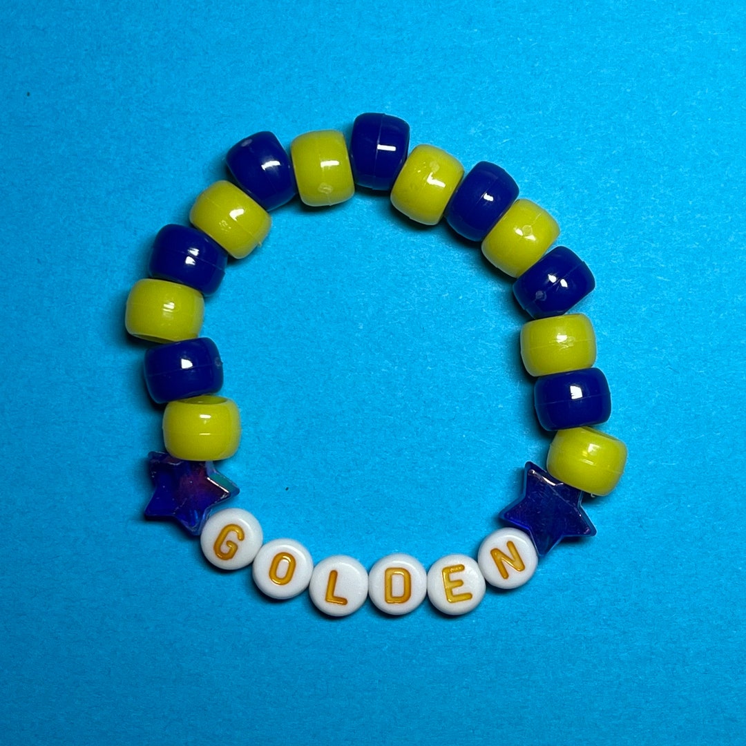 GOLDEN Fall Out Boy Friendship Bracelet - Etsy