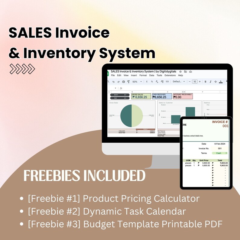 Premium All in One SALES Invoice and Inventory System | Small Business ...