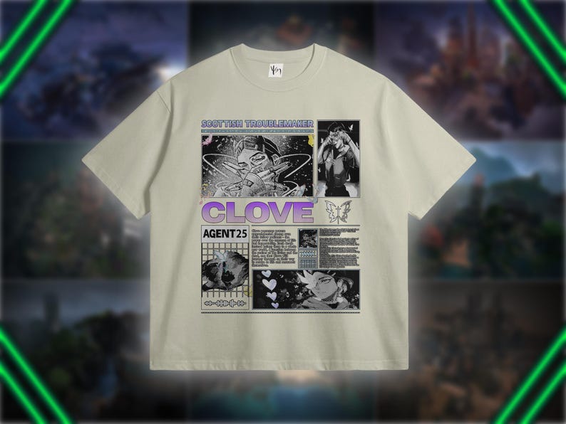 Valorant Clove Main Tshirt. Valorant Clove Controller Shirt Gift. Gamer ...