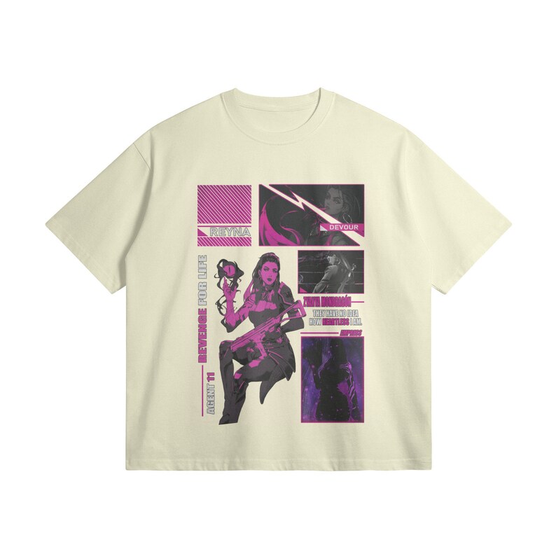 Valorant Reyna Main Tshirt. Valorant Agent 11 Game Shirt. Zyanya Online ...