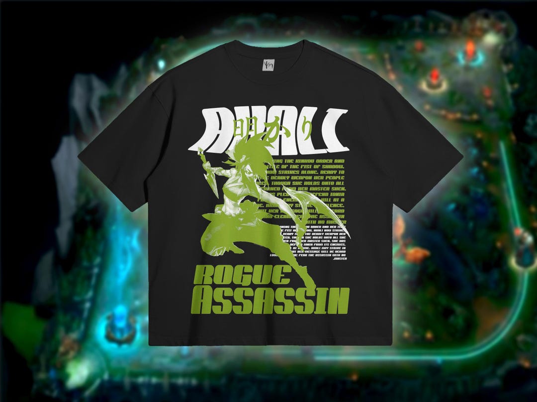 Akali League of Legends Tshirt. Little Leaf Akali Tees. Lol Comfy Shirt ...