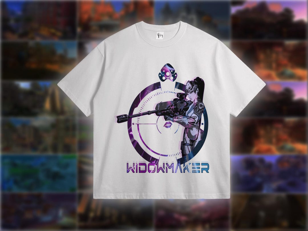 Overwatch Widowmaker Main T-shirt. Overwatch 2 Video Game Tee. Damage Hero Gaming Shirt ...