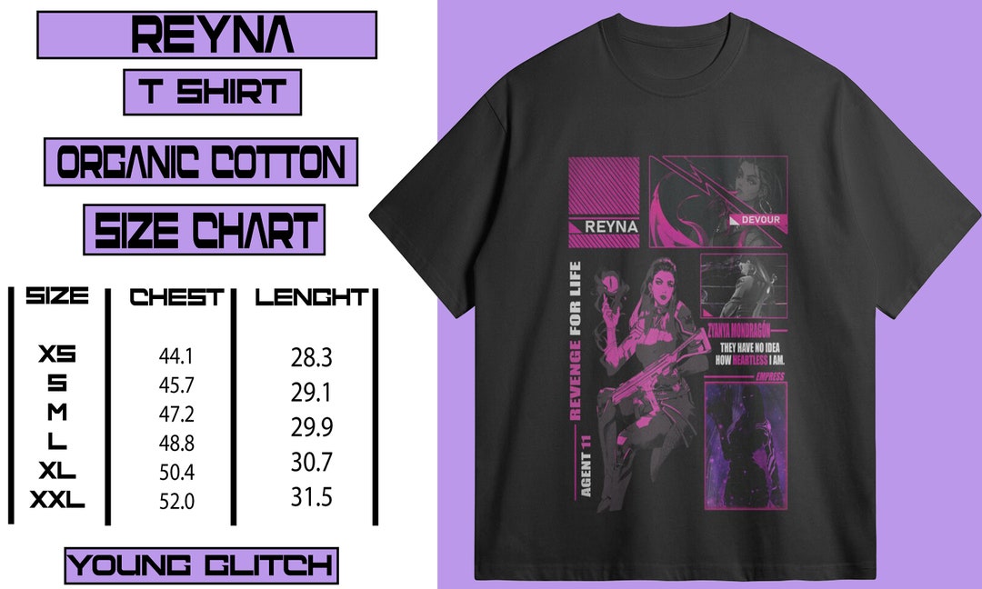 Valorant Reyna Main Tshirt. Valorant Agent 11 Game Shirt. Zyanya Online ...