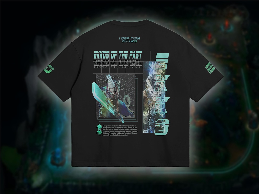Ekko League of Legends Tshirt. Young Glitch Comfy Ekko Main Shirt. Ekko ...