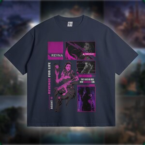 Valorant Reyna Main Tshirt. Valorant Agent 11 Game Shirt. Zyanya Online ...