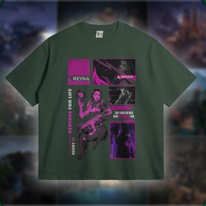 Valorant Reyna Main Tshirt. Valorant Agent 11 Game Shirt. Zyanya Online ...