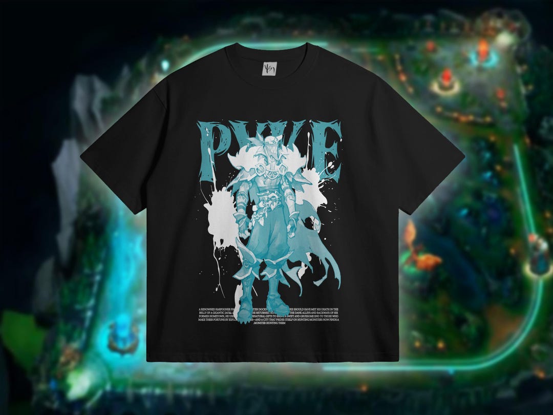 Pyke League of Legends Tshirt. Lol Pyke Main Shirt. Video Game Tee for ...