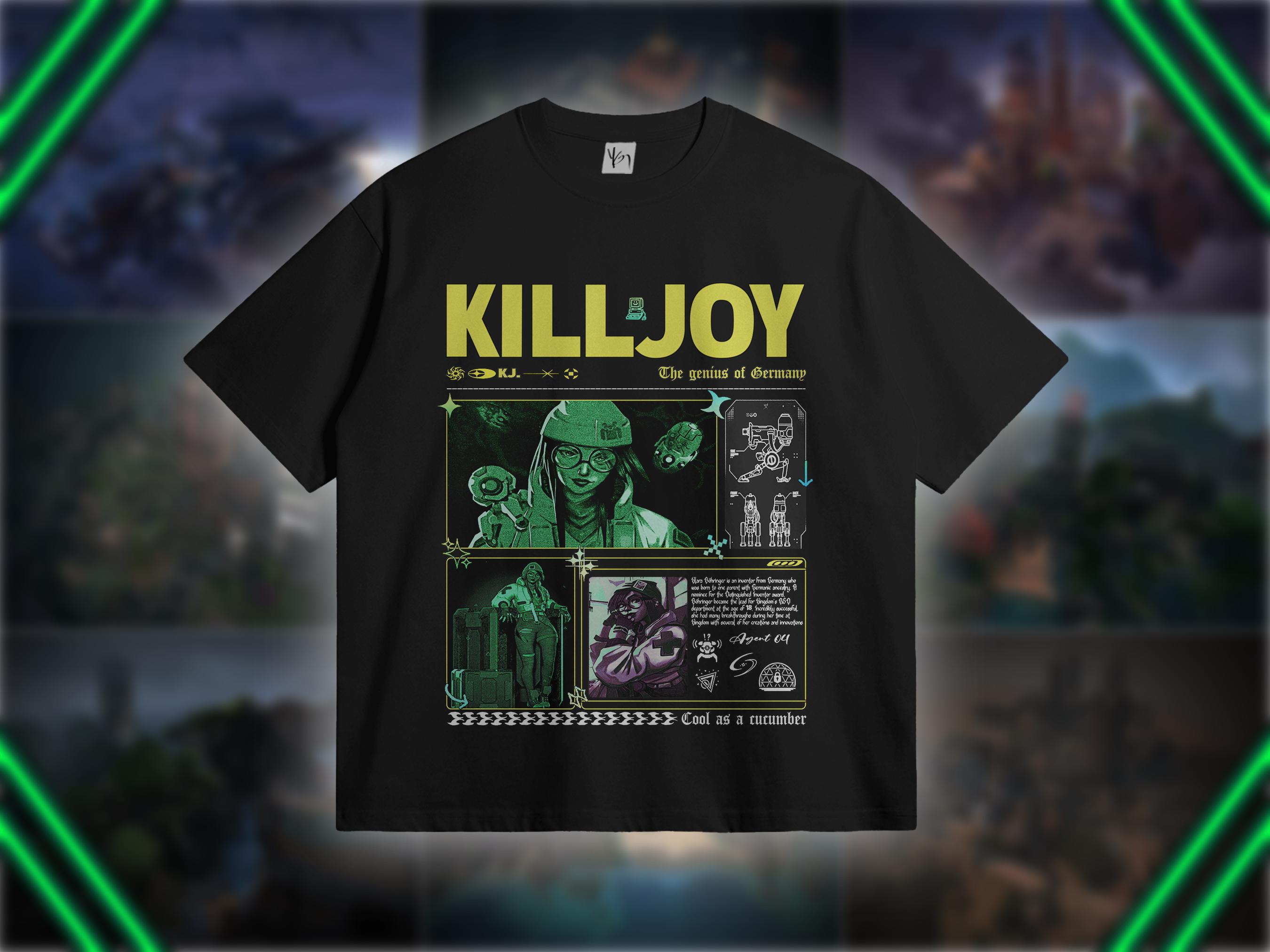 Valorant Killjoy Main Tshirt. Shooting Games Tees. Riot Games Shirt ...