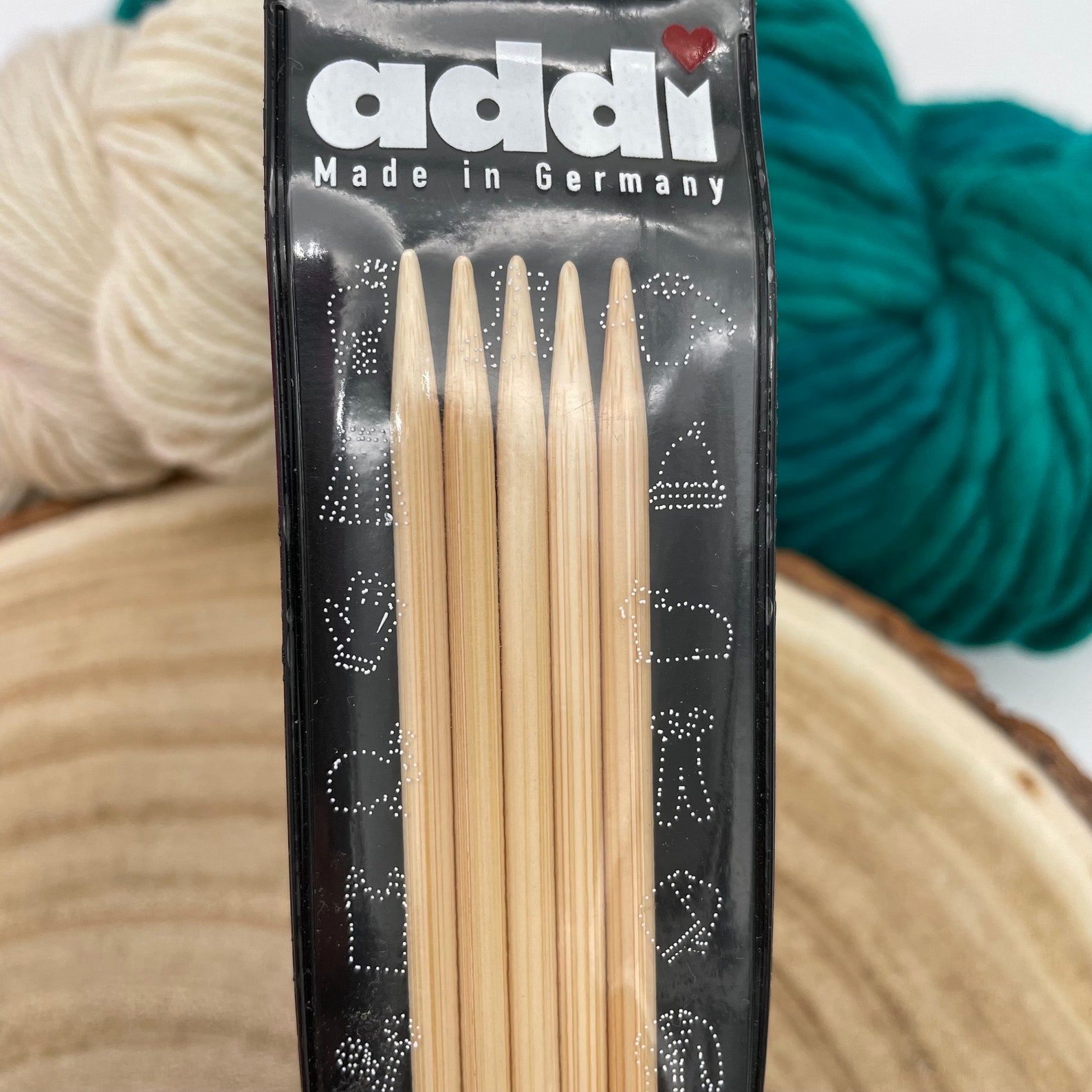 Addi 8" (20cm) Bamboo Double Pointed Knitting Needles - Etsy