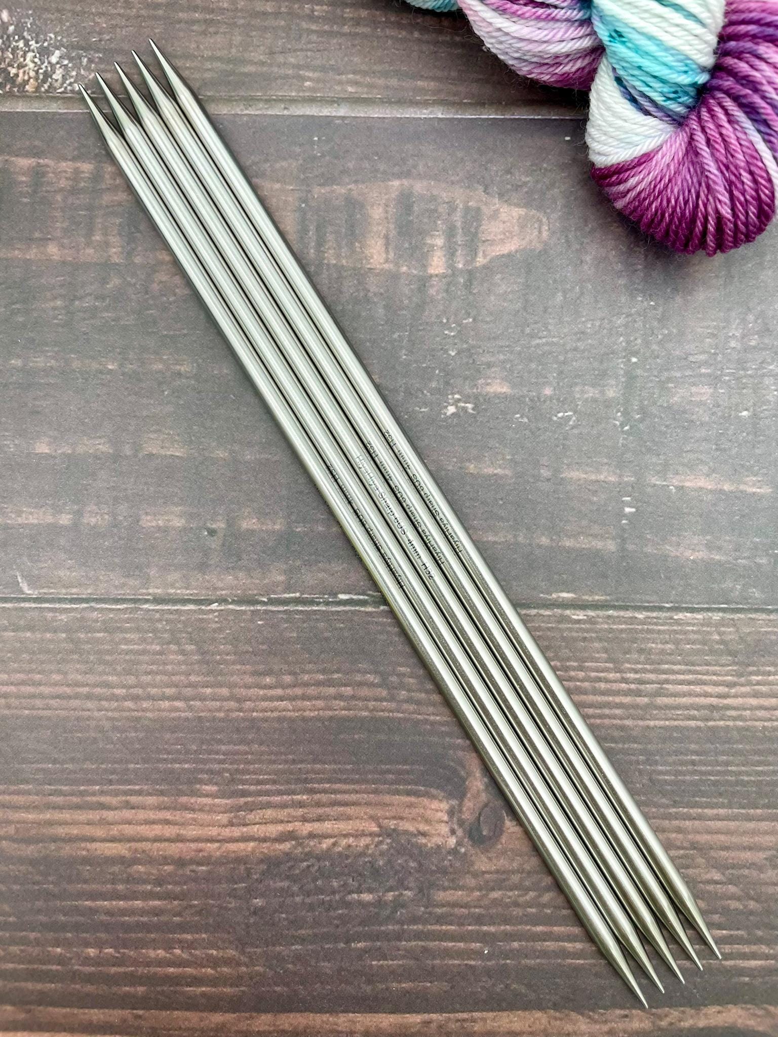 Hiyahiya 8" (20cm) Sharp Steel Double Pointed Knitting Needles - Etsy