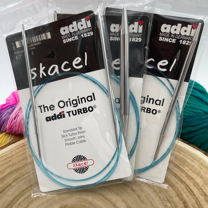 Addi Turbo 47” (120cm) Fixed Circular Knitting Needles - Etsy