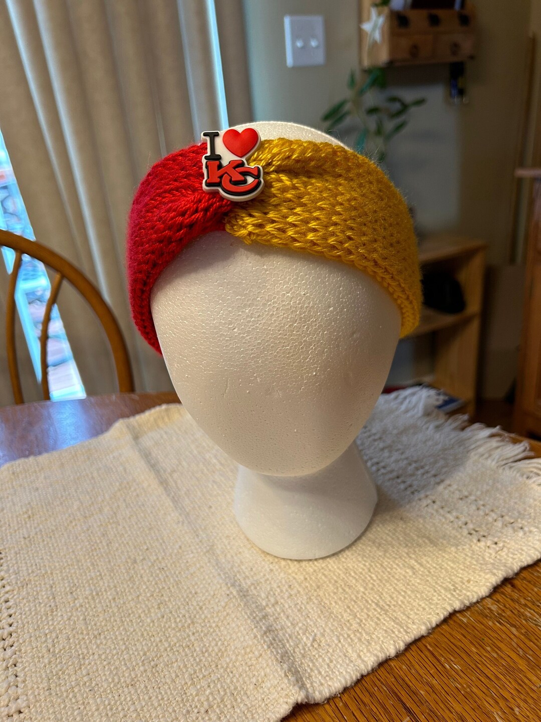 Ladies Kansas City Chiefs Headband - Etsy