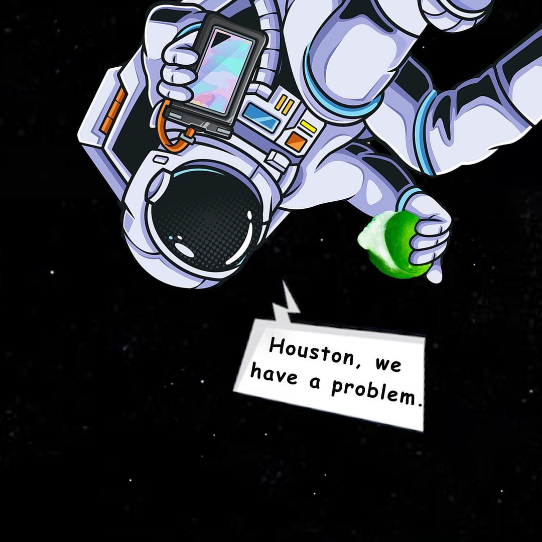 Houston, We Have a Problem - Blooper Candy - Freeze Dried Snacks - Etsy