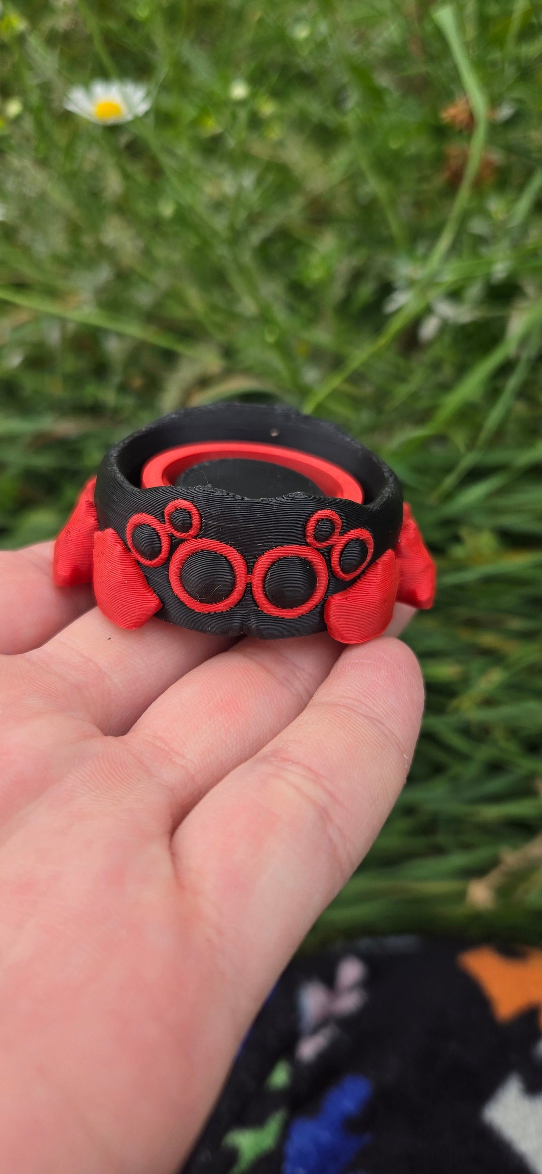3D Printed Gyro Spinner Spider, Fidget, Stims, Adhd, Autism - Etsy