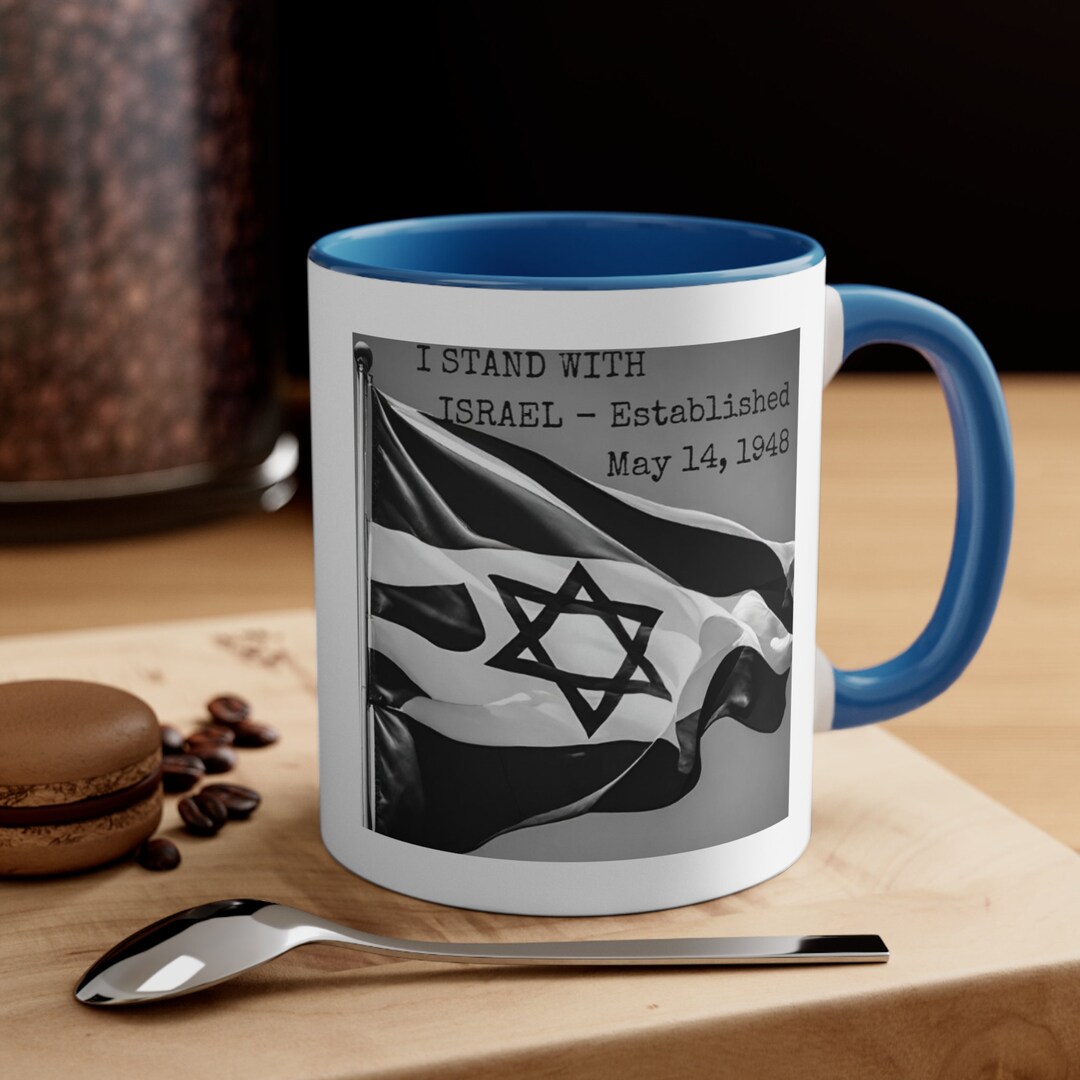 I STAND WITH ISRAEL Graphic & Message Coffee Mug 11oz - Etsy