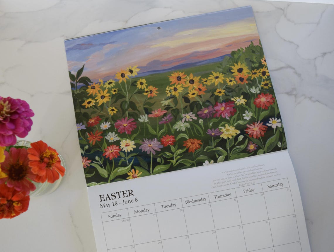 2025 Liturgical Calendar | Christian Wall Calendar | Church Year ...