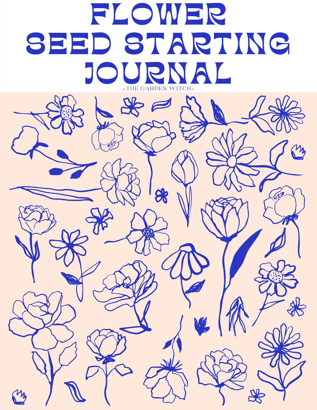Digital Cover for Seed Starting Journal - Etsy