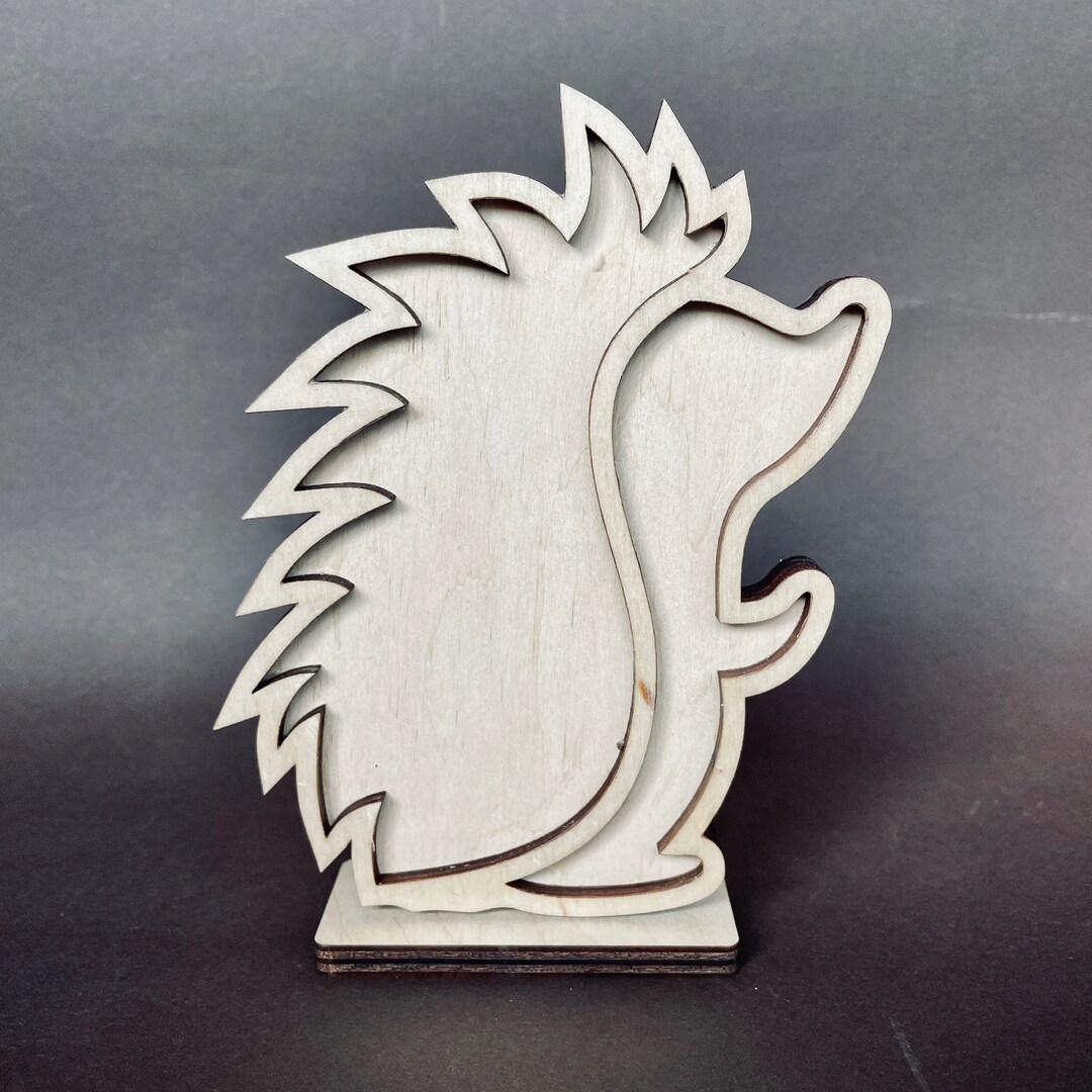 Wooden Hedgehog Mosaic Mold - Etsy
