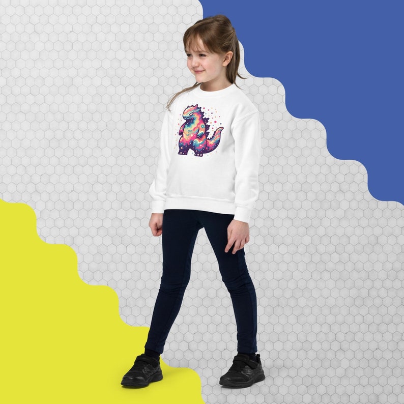 Galaxy Godzilla Youth Sweatshirt, Solar System Kaiju, Nebula Gojira ...