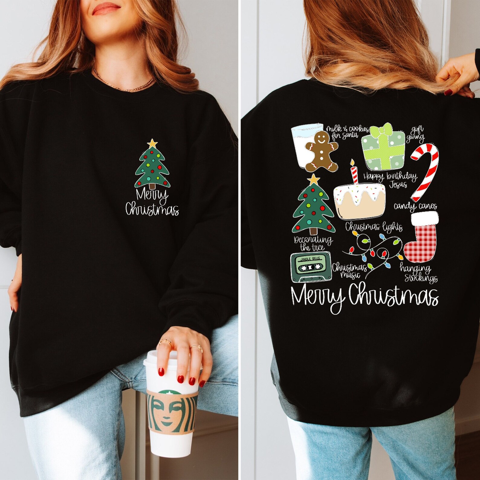 Favorite Christmas Things Sweatshirt, My Favorite Things Christmas ...