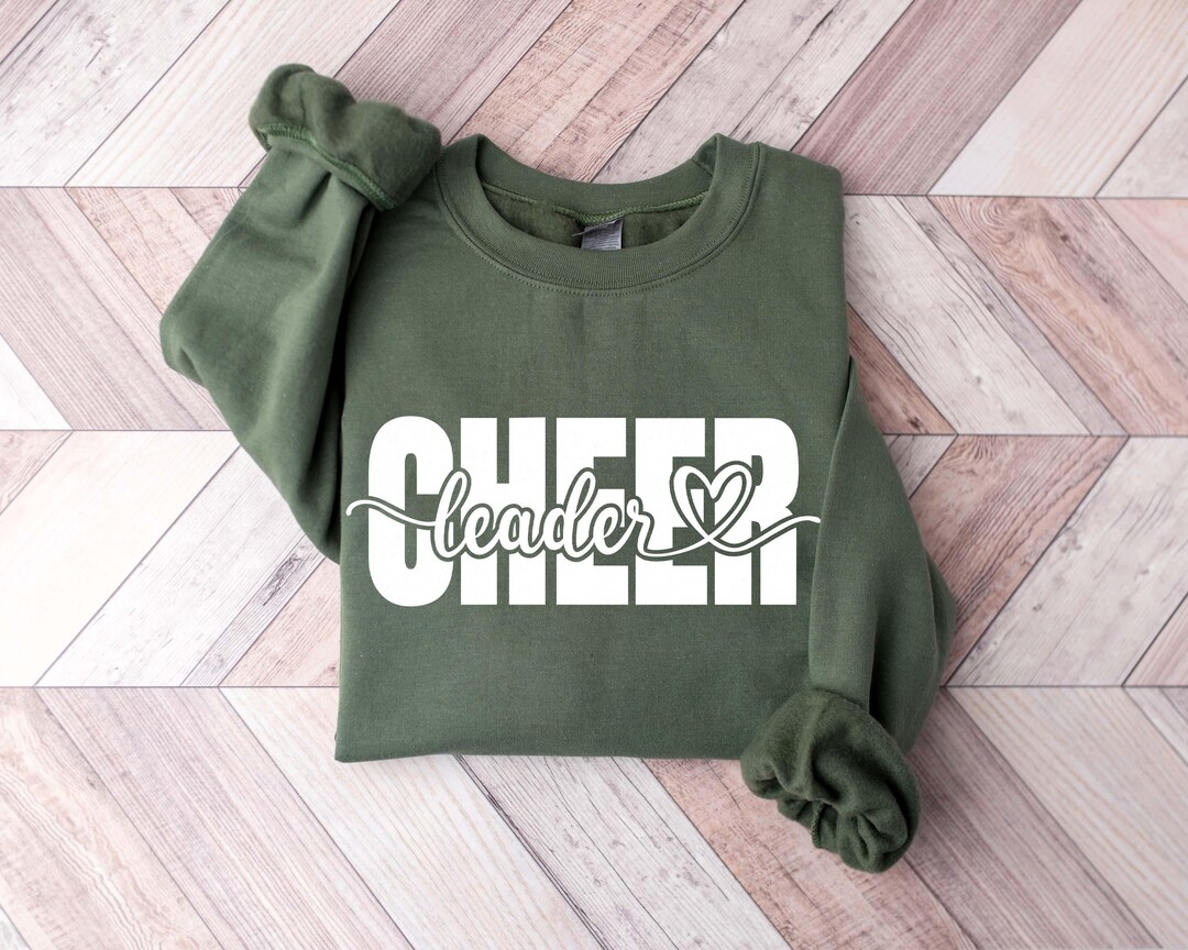 Cheerleader Sweatshirt, Cheerleading Mom Sweatshirt, Cheerleader Gift ...