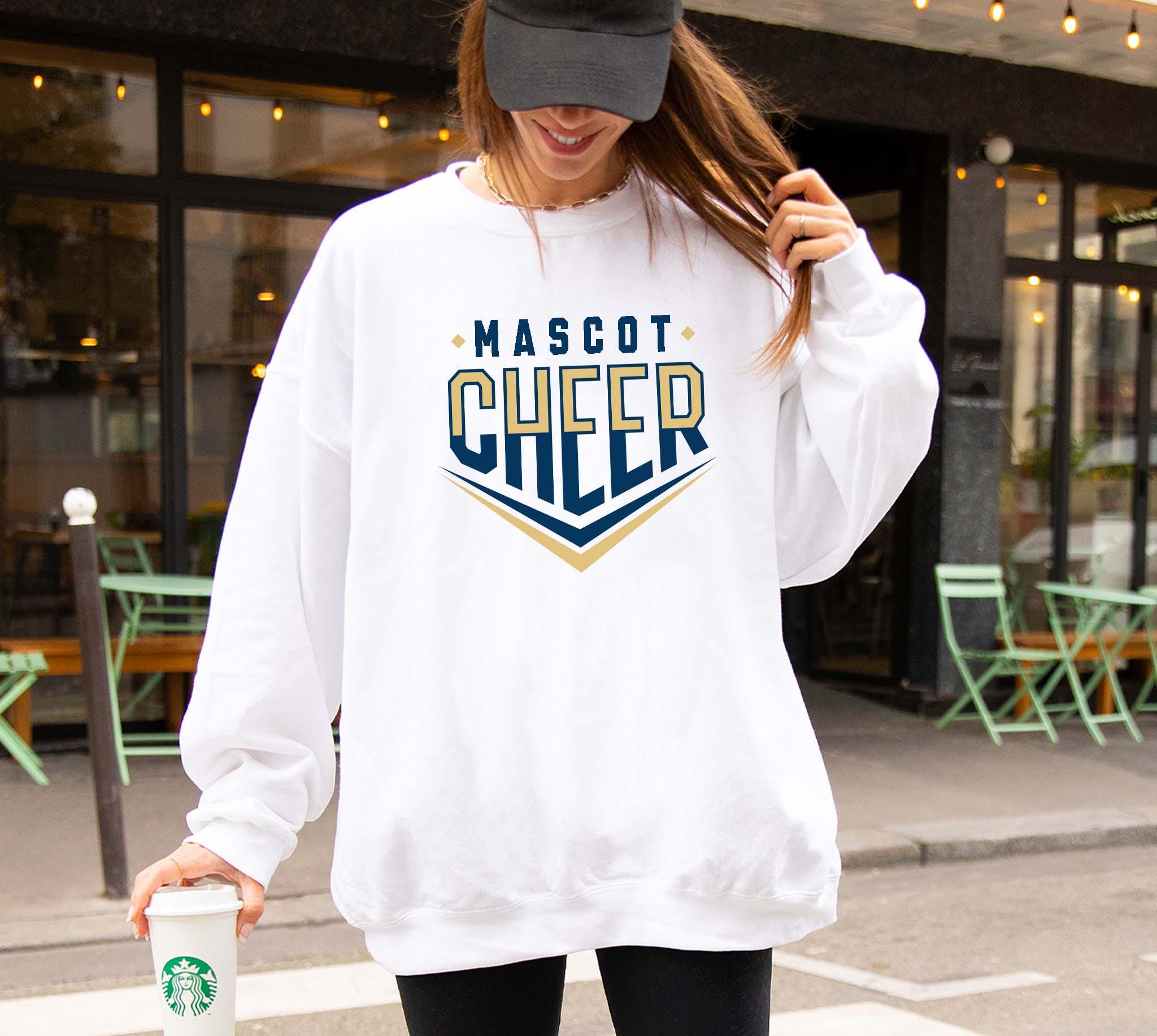 Mascot Cheer Sweatshirt, Custom Cheer Team Sweatshirt,custom Sports ...