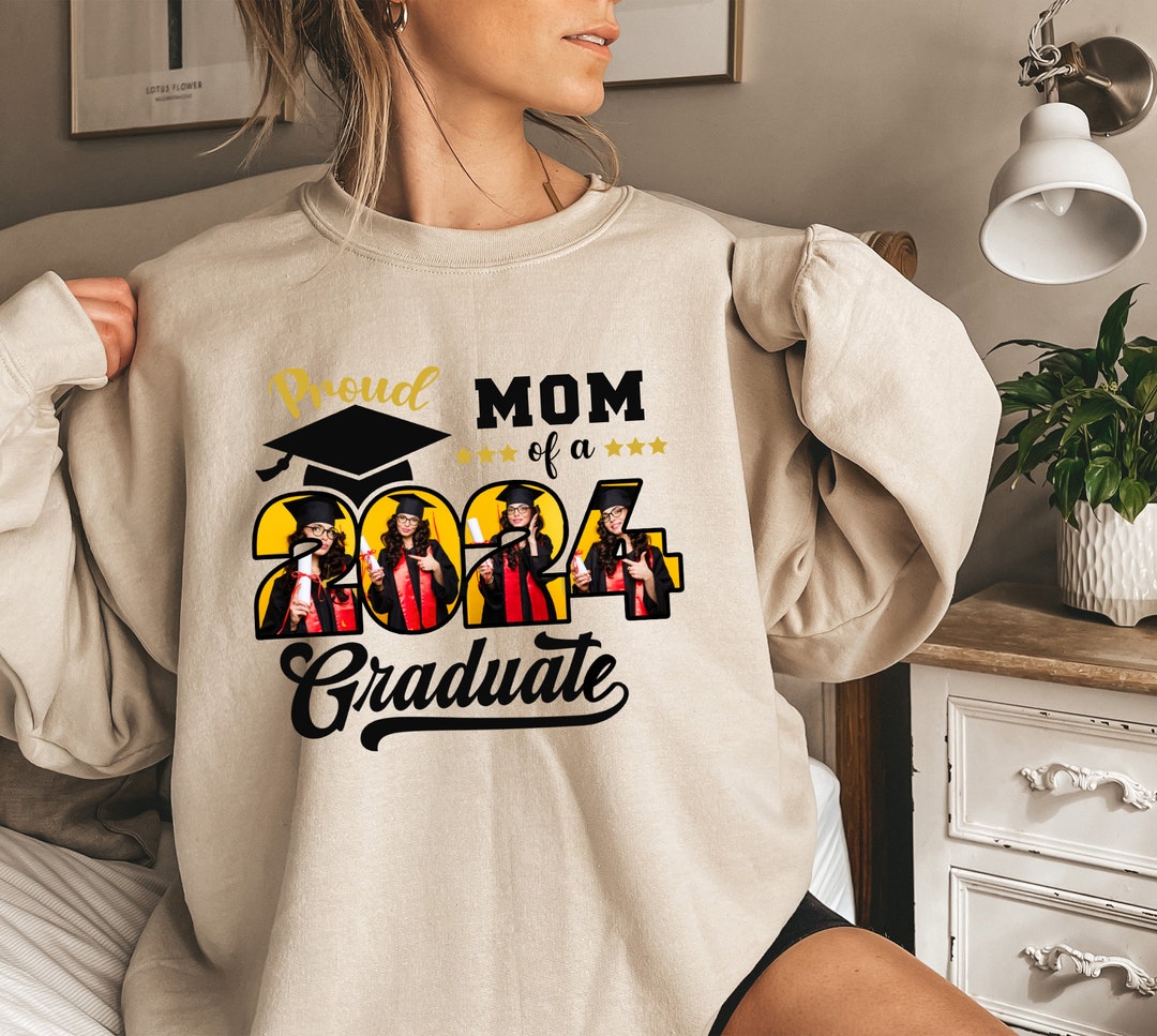 Custom Proud Family of a 2024 Graduation Photo Sweatshirt, Personalized ...