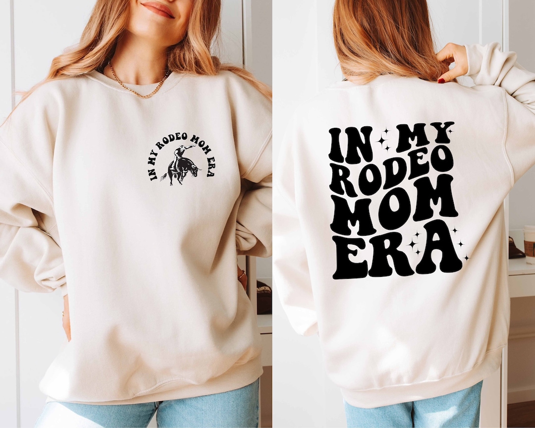 In My Rodeo Mom Era Sweatshirt, Wild West Mom Sweatshirt, Western Mama ...