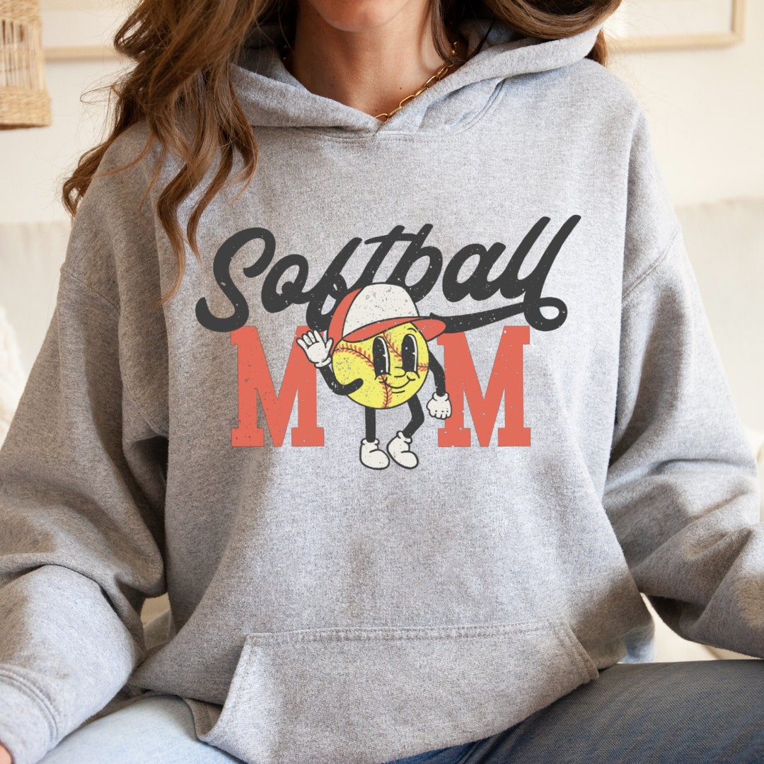 Softball Mom Hoodie, Loud Mouth Softball Mom Hoodie, in My Softball Mom ...