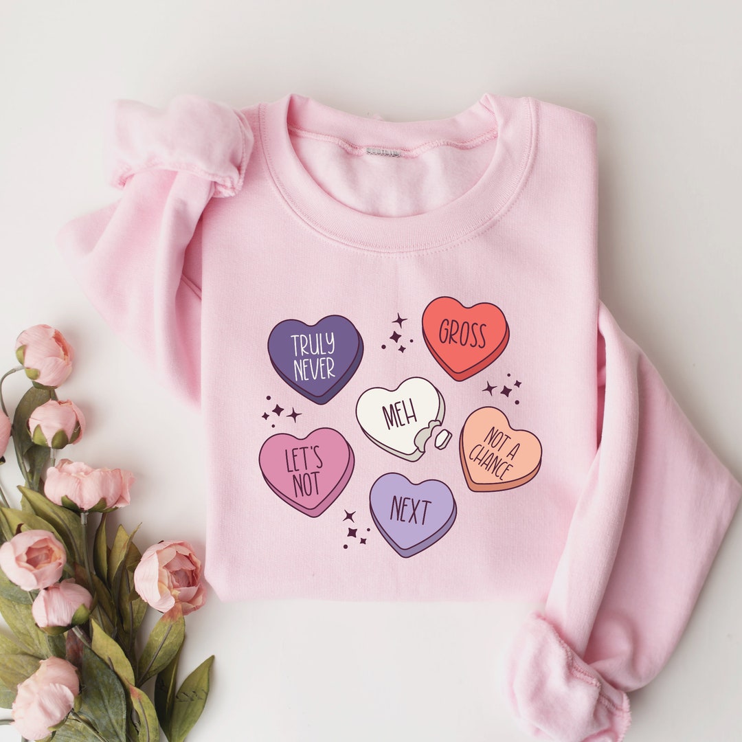 Anti-valentine's Day Sweatshirt, Funny Valentines Day Gift, Single AF ...