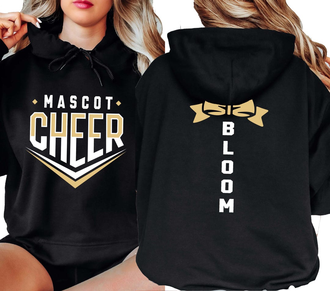 Mascot Cheer Hoodie,custom Football Hoodie,custom Sports Name ...