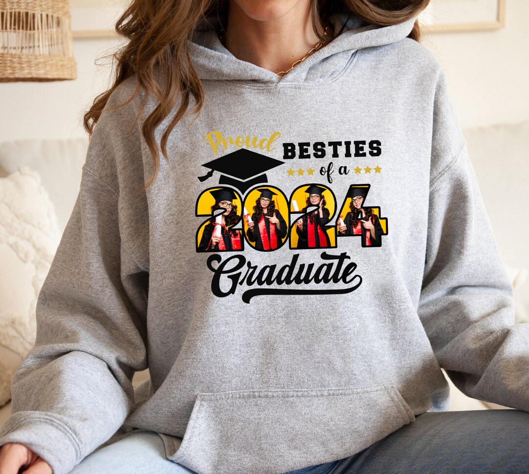 Proud of a 2024 Graduation Hoodie, Personalized Graduate Hoodie ...