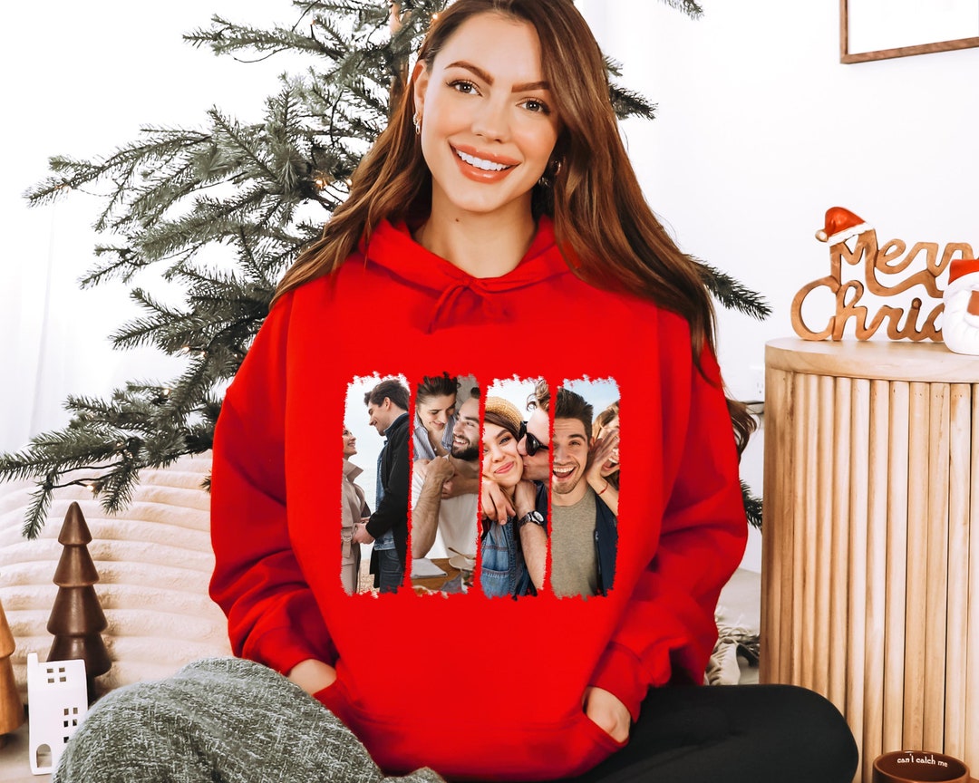 Custom Photo Hoodie,personalized Family Picture Hoodie,custom Picture ...