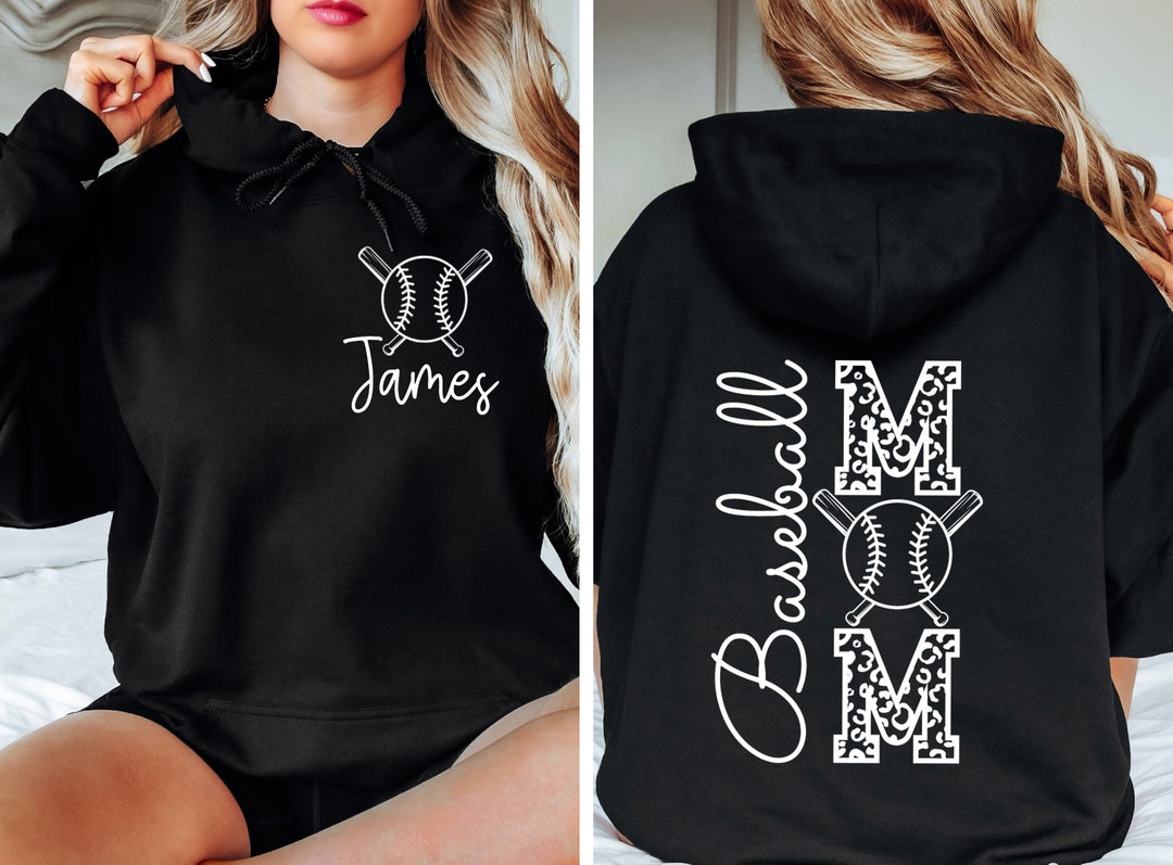 Custom Baseball Name Hoodie,personalized Baseball Mom Shirt,in My ...